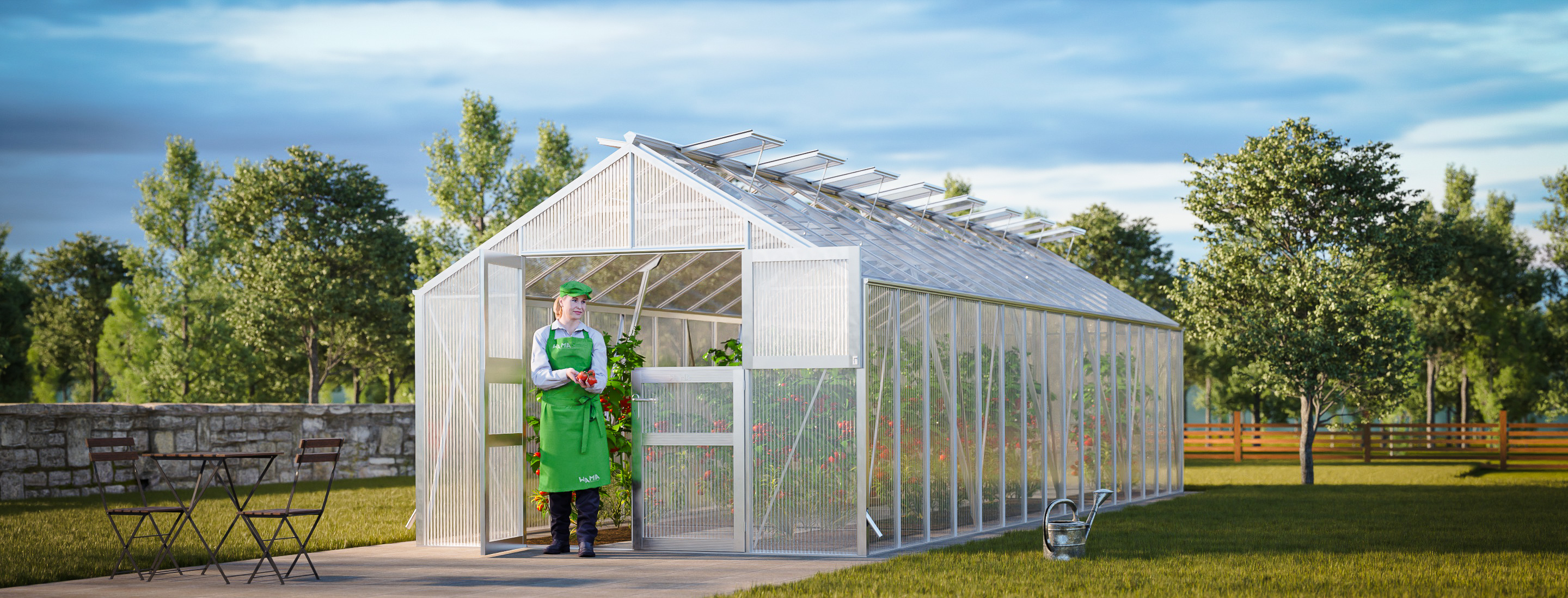 Profi 160 Klassisch – 31.96 m² (B: 320 cm x L: 999 cm) – im WAMA ...