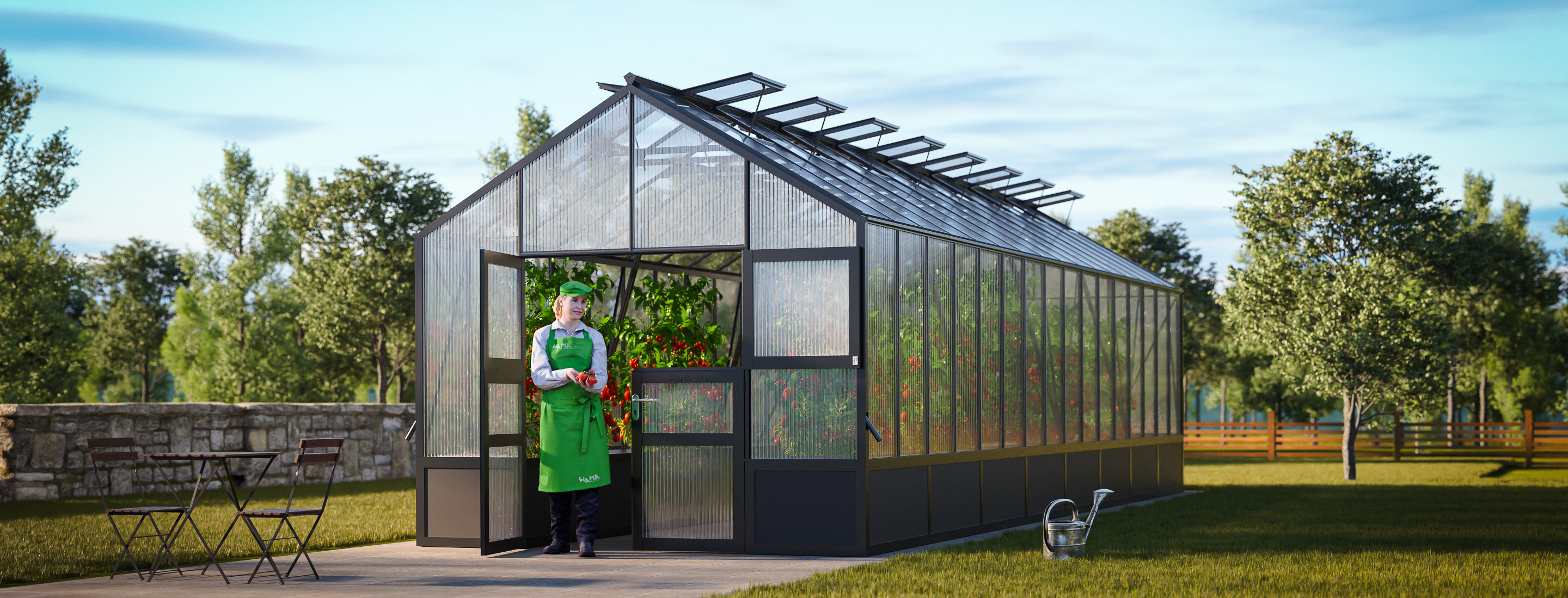 Profi 160 Hochbeet umlaufend – 31.96 m² (B: 320 cm x L: 999 cm) – im ...